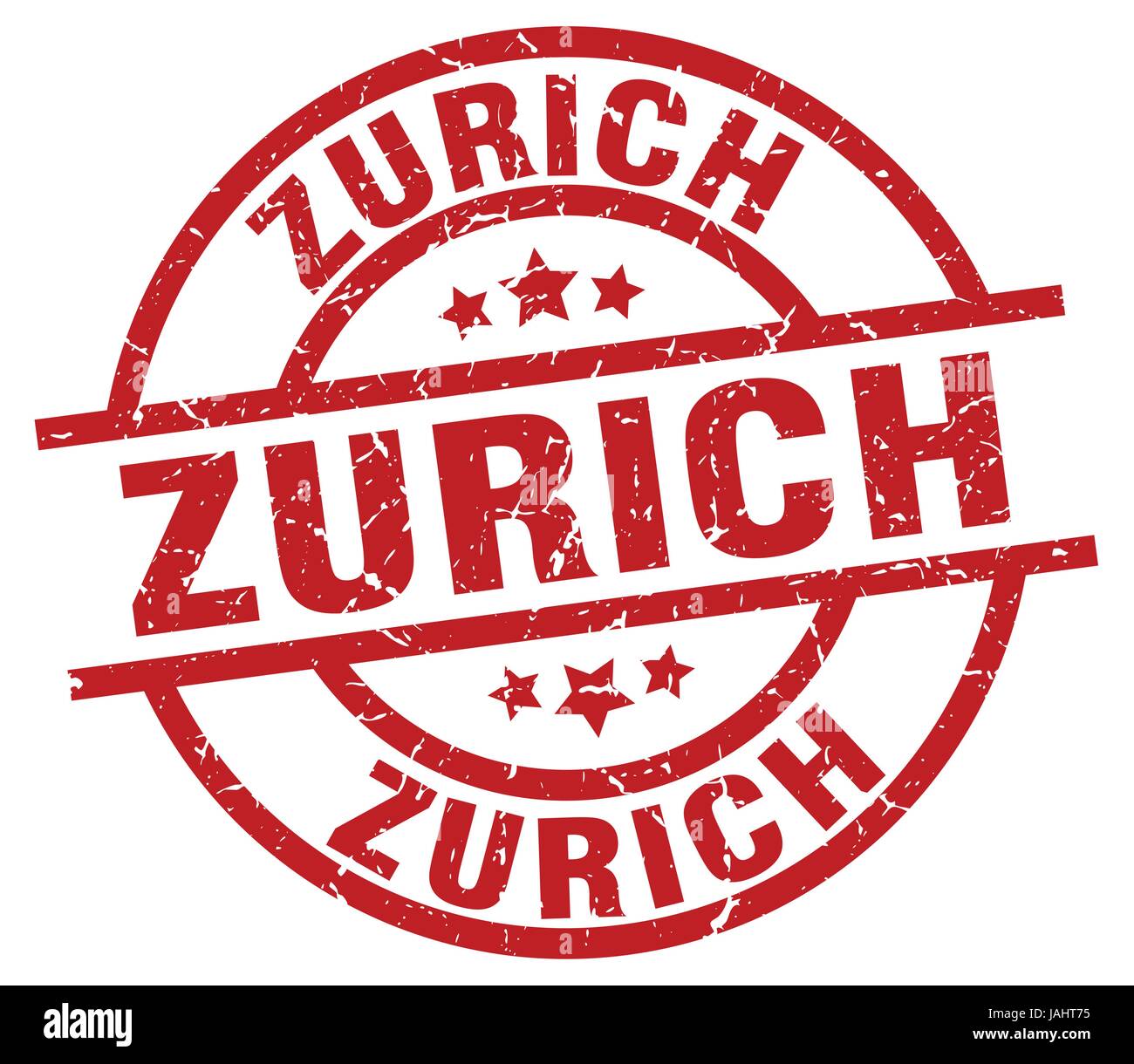 Zurich red round grunge stamp Stock Vector Image & Art - Alamy