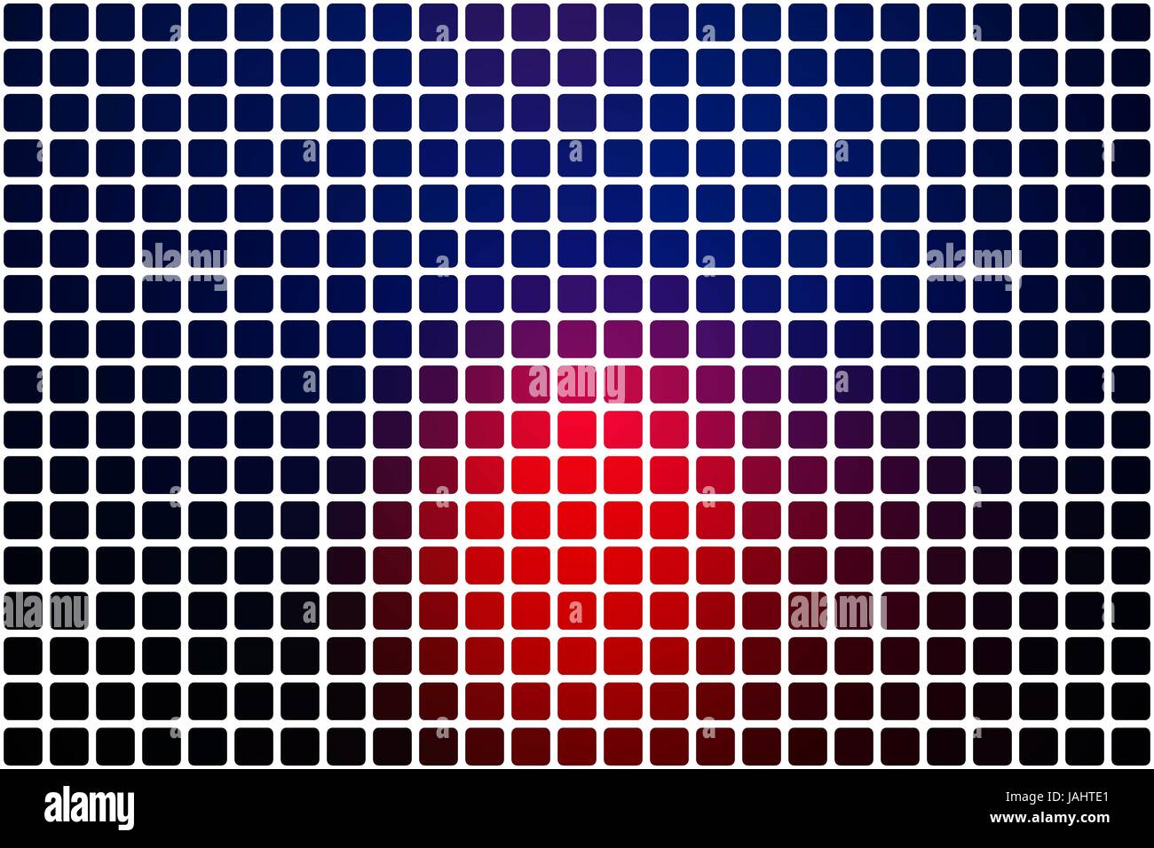 Deep blue and red vector abstract mosaic background with rounded ...