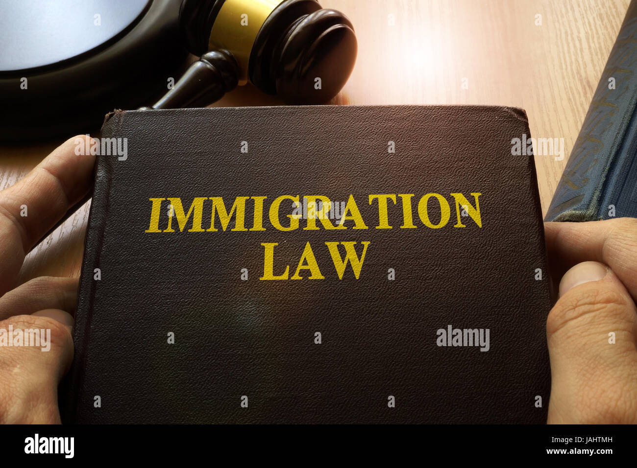 Immigration law on an office table Stock Photo - Alamy