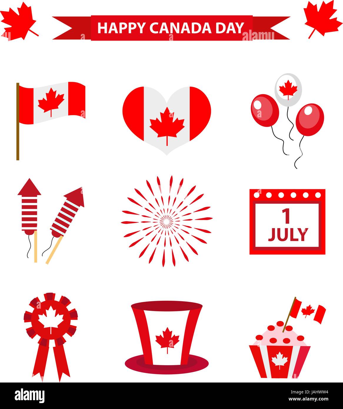 Canadian hat Stock Vector Images - Alamy