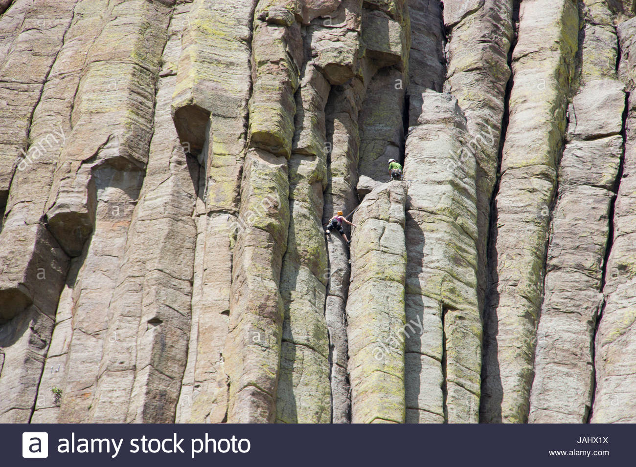 Climbing Devils Tower Stock Photos & Climbing Devils Tower Stock Images ...