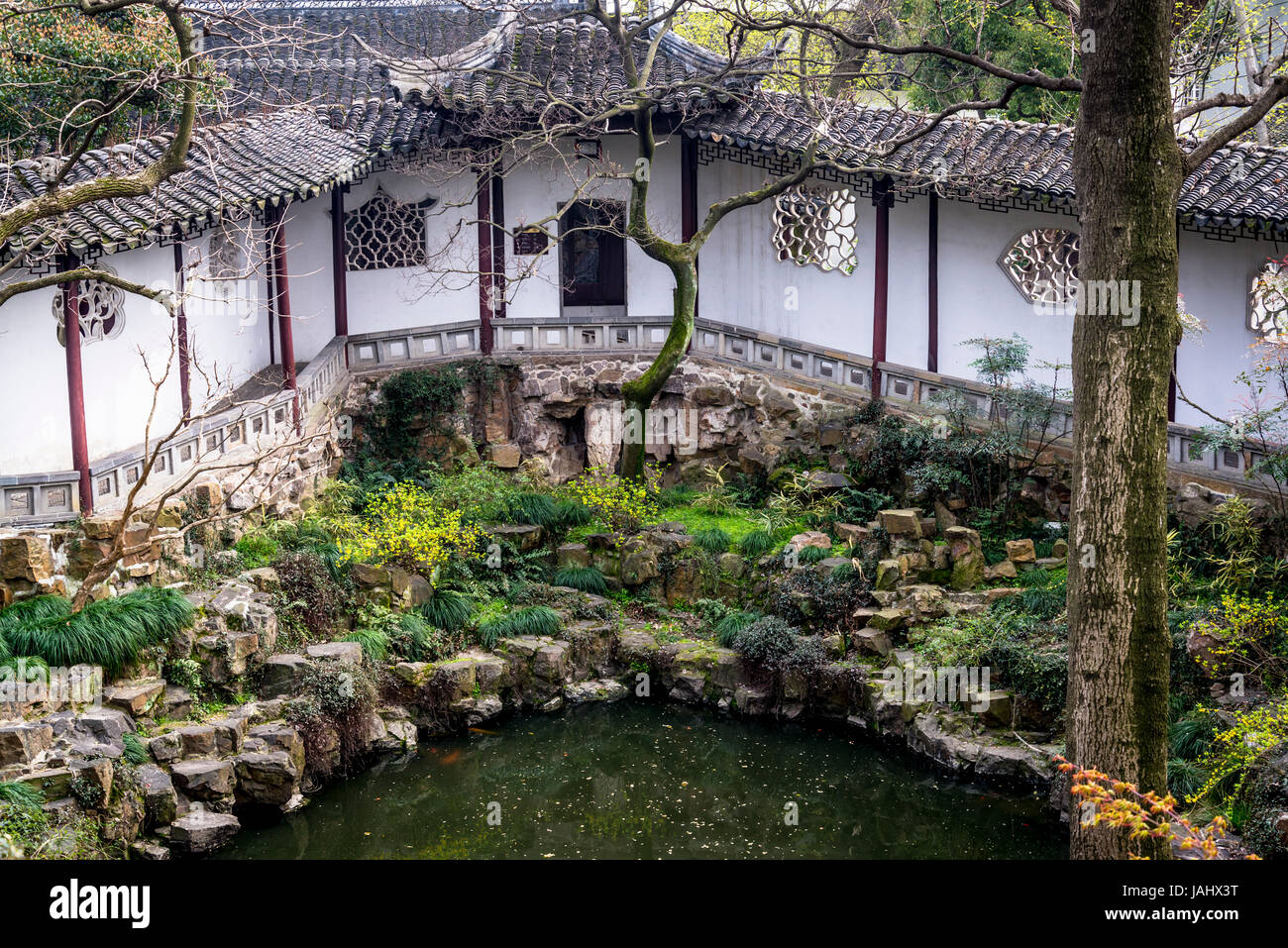 Canglang Pavilion, Great Wave Pavilion, Surging Wave Pavilion, or Blue ...