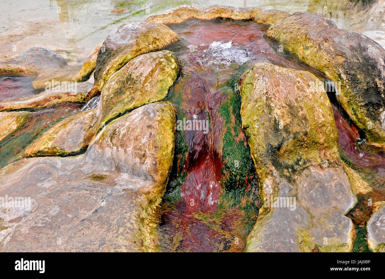 Karahayit red water Stock Photo - Alamy