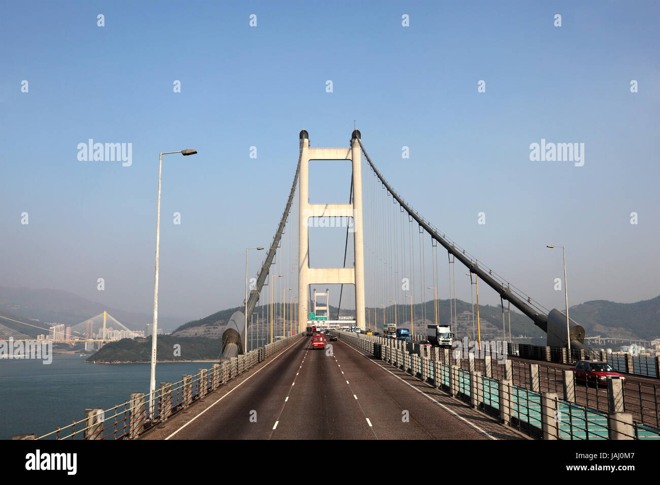 Tsing Ma Bridge in Hong Kong, China Stock Photo - Alamy