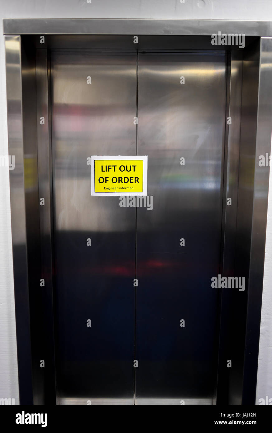 Out of order elevator hi-res stock photography and images - Alamy