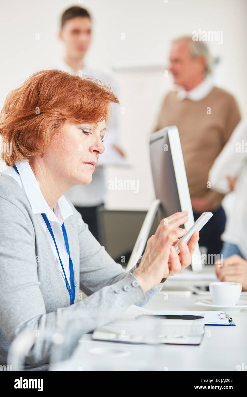 Woman typing message writing on hi-res stock photography and images - Alamy