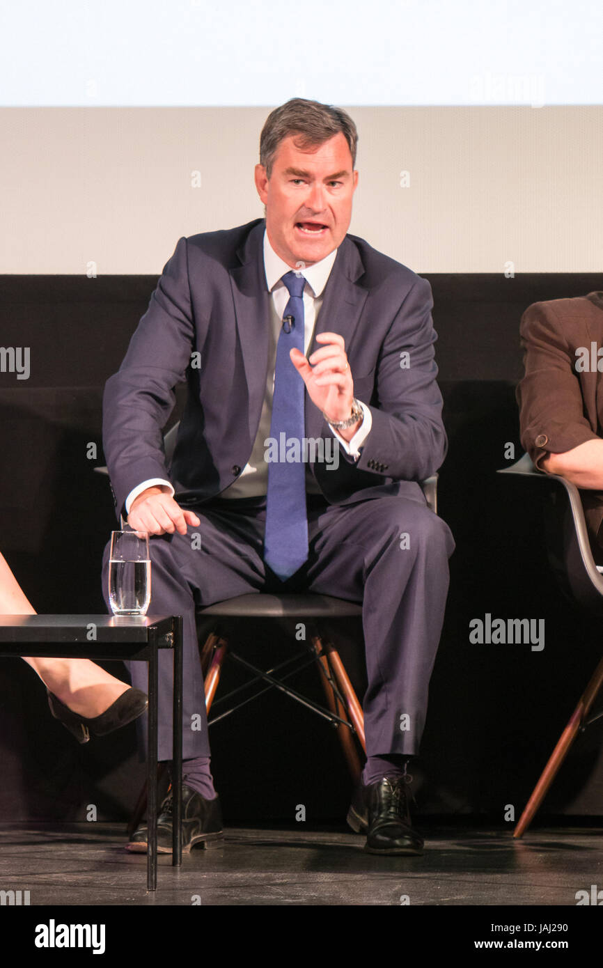 David Gauke, Chief Secretary to the Treasury (conservative), speaking ...
