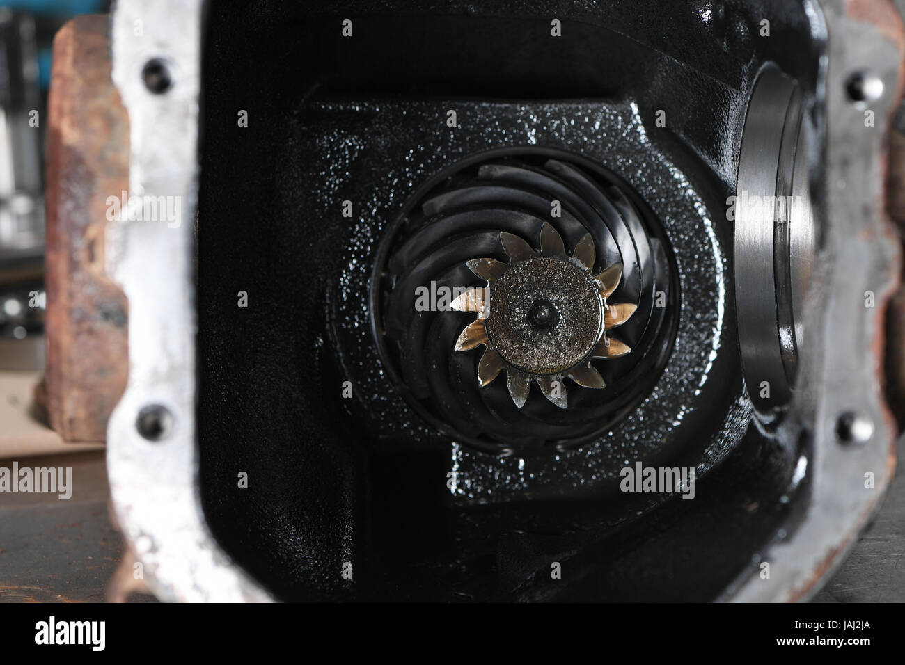 Close up mechanical gear hi-res stock photography and images - Alamy
