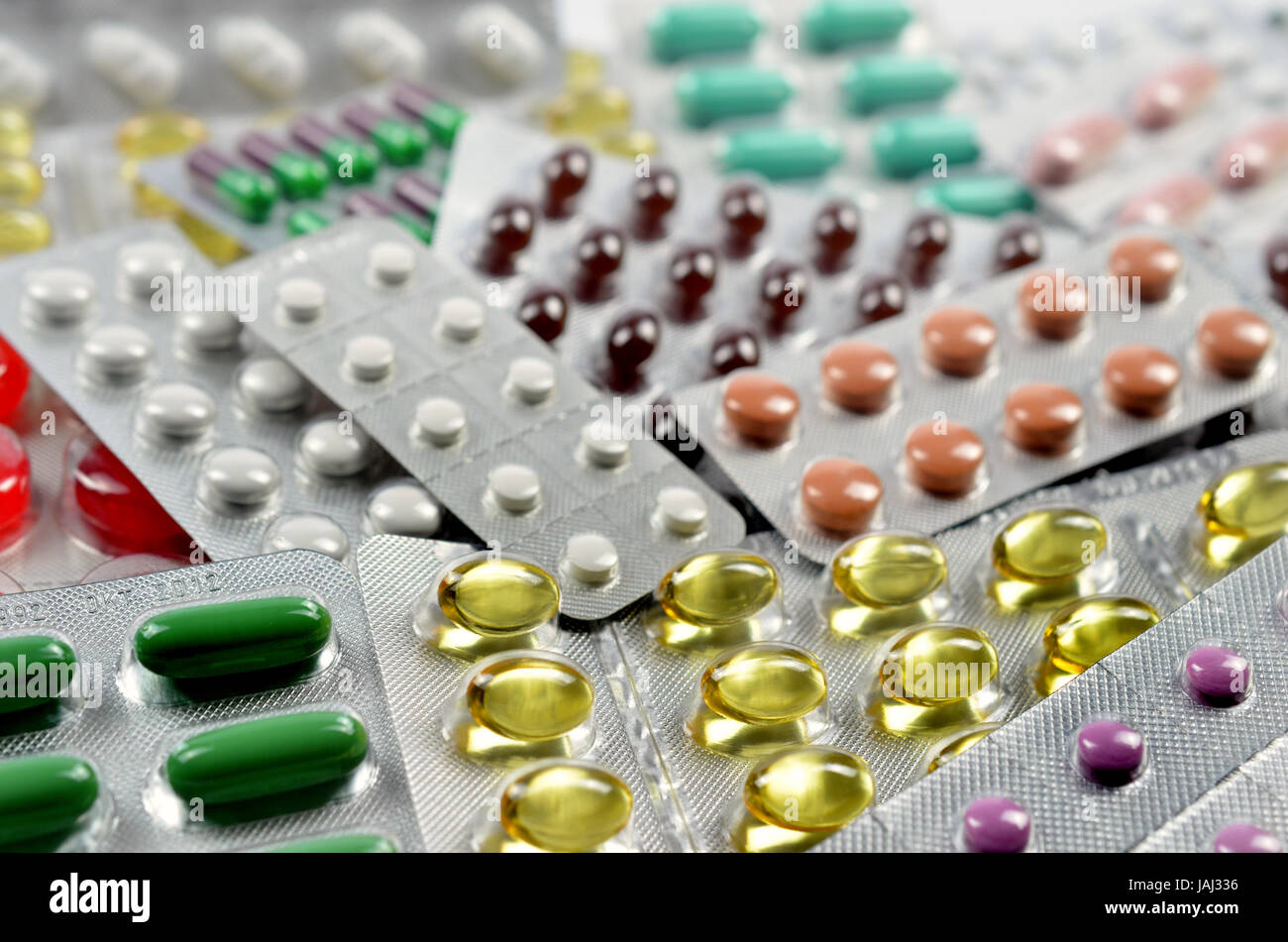 Coloured tablets hi-res stock photography and images - Alamy