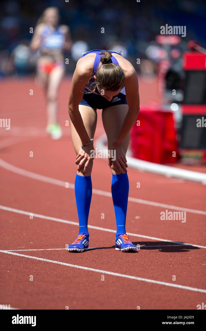 Claudia Mihaela BOBOCEA competing in the women's 1500m at the 2016 ...