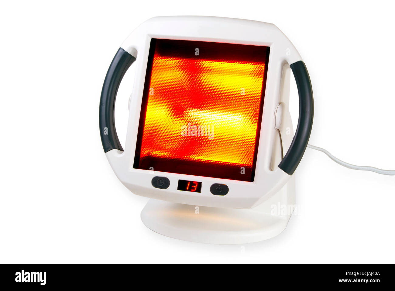 Infra Red Lamp isolated on white background Stock Photo - Alamy