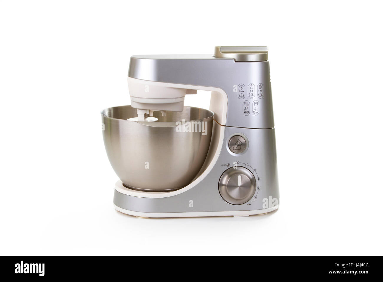 Kitchen machine isolated on white background Stock Photo - Alamy