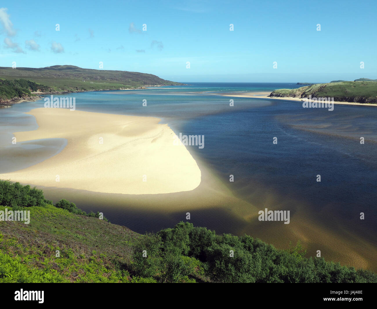 Kyle of Durness from Cape Wrath peninsula, Scotland Stock Photo - Alamy