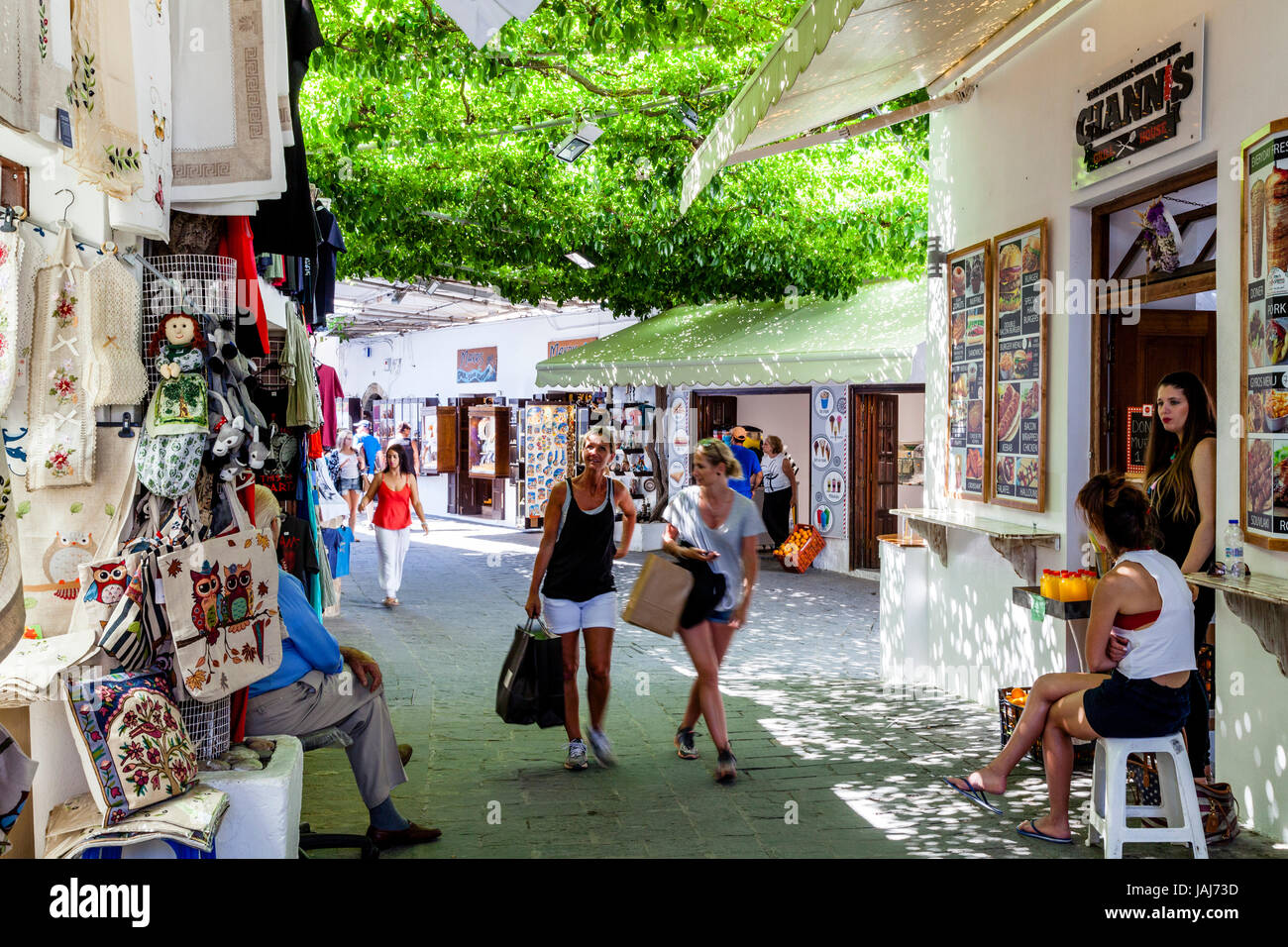 Lindos souvenir shop hi-res stock photography and images - Alamy