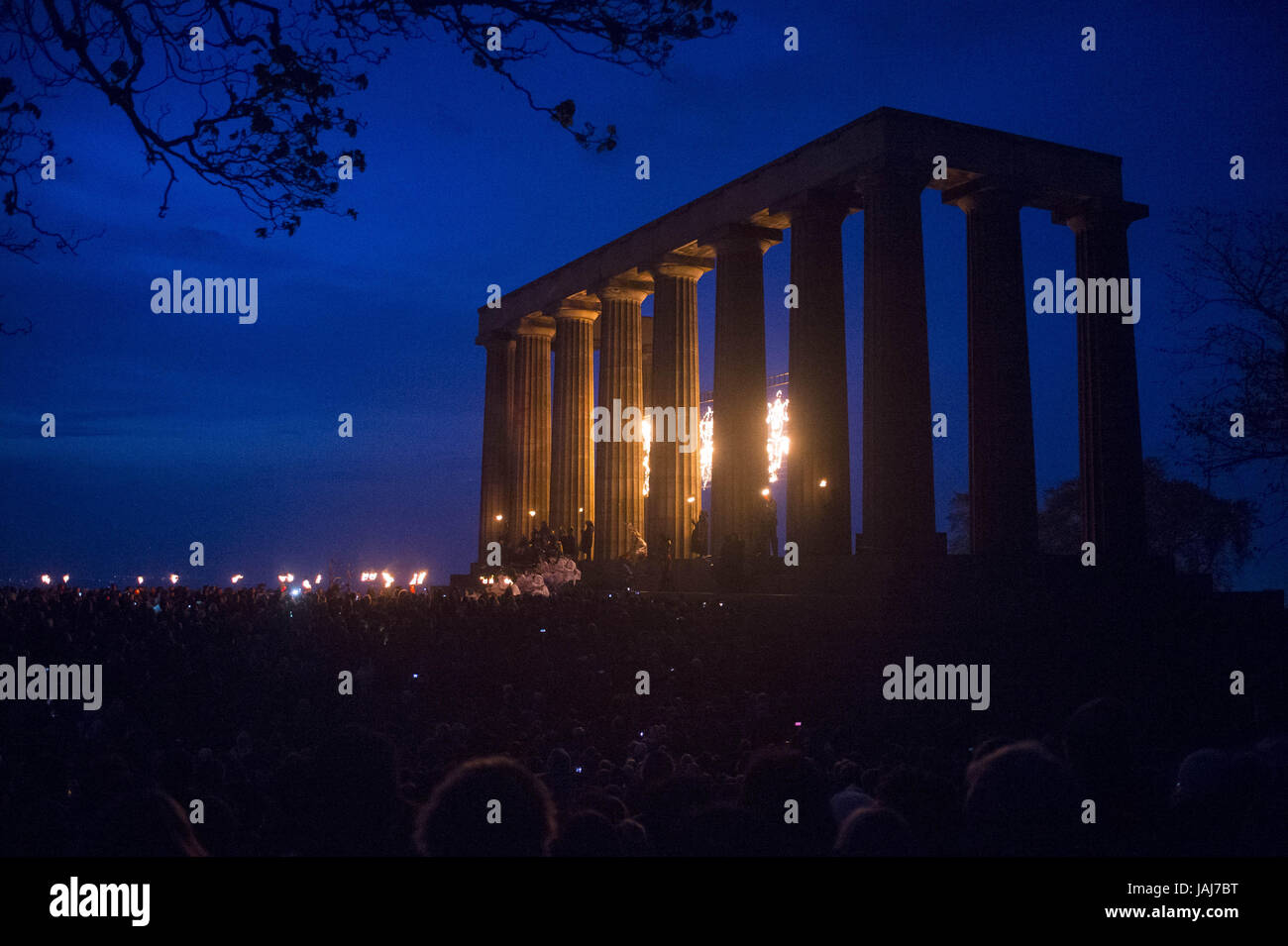 30th Annual Beltane Fire Festival on Calton Hill in Edinburgh, Scotland ...