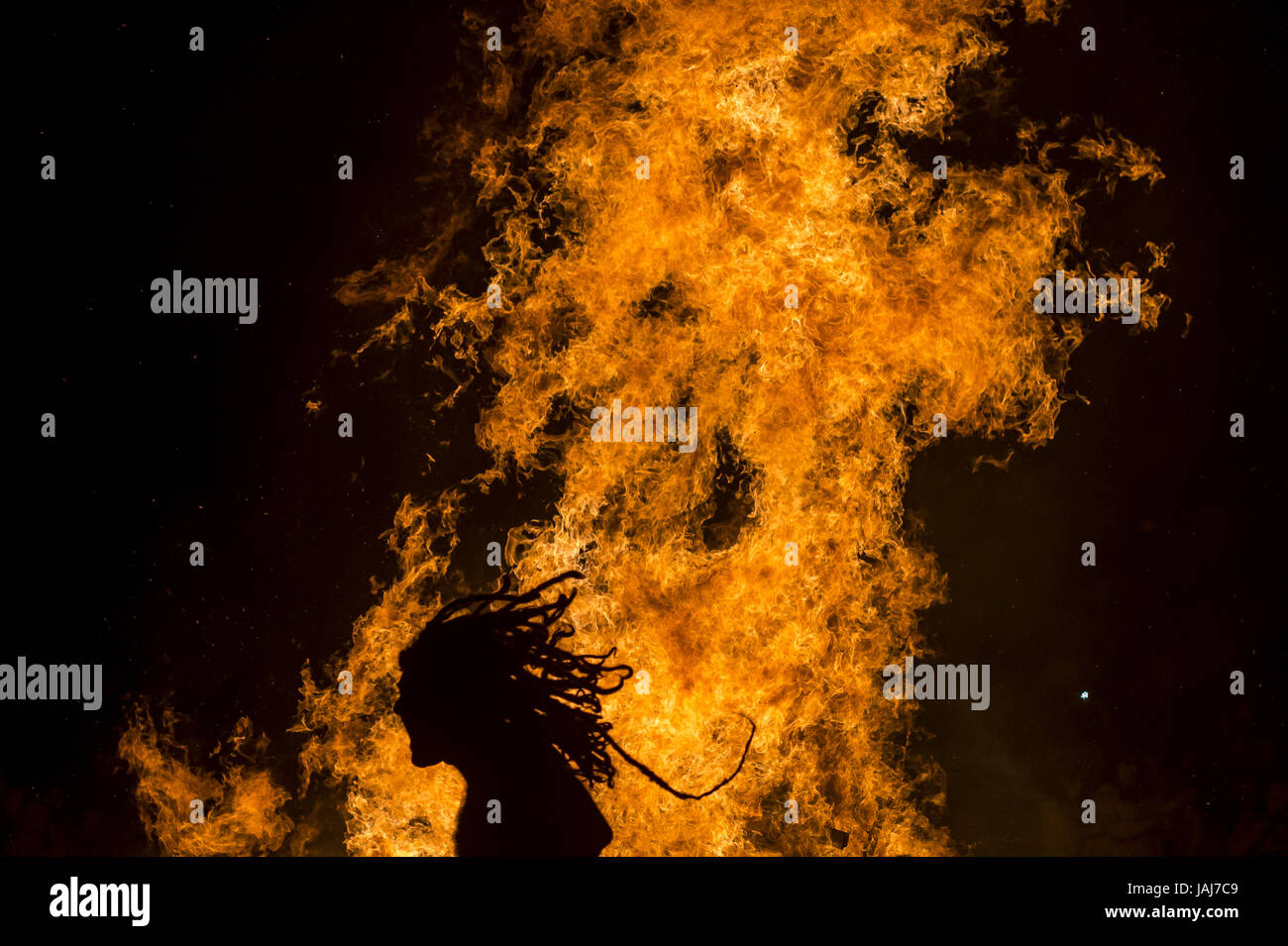 30th Annual Beltane Fire Festival on Calton Hill in Edinburgh, Scotland ...