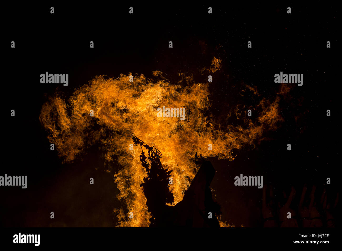 30th Annual Beltane Fire Festival on Calton Hill in Edinburgh, Scotland ...