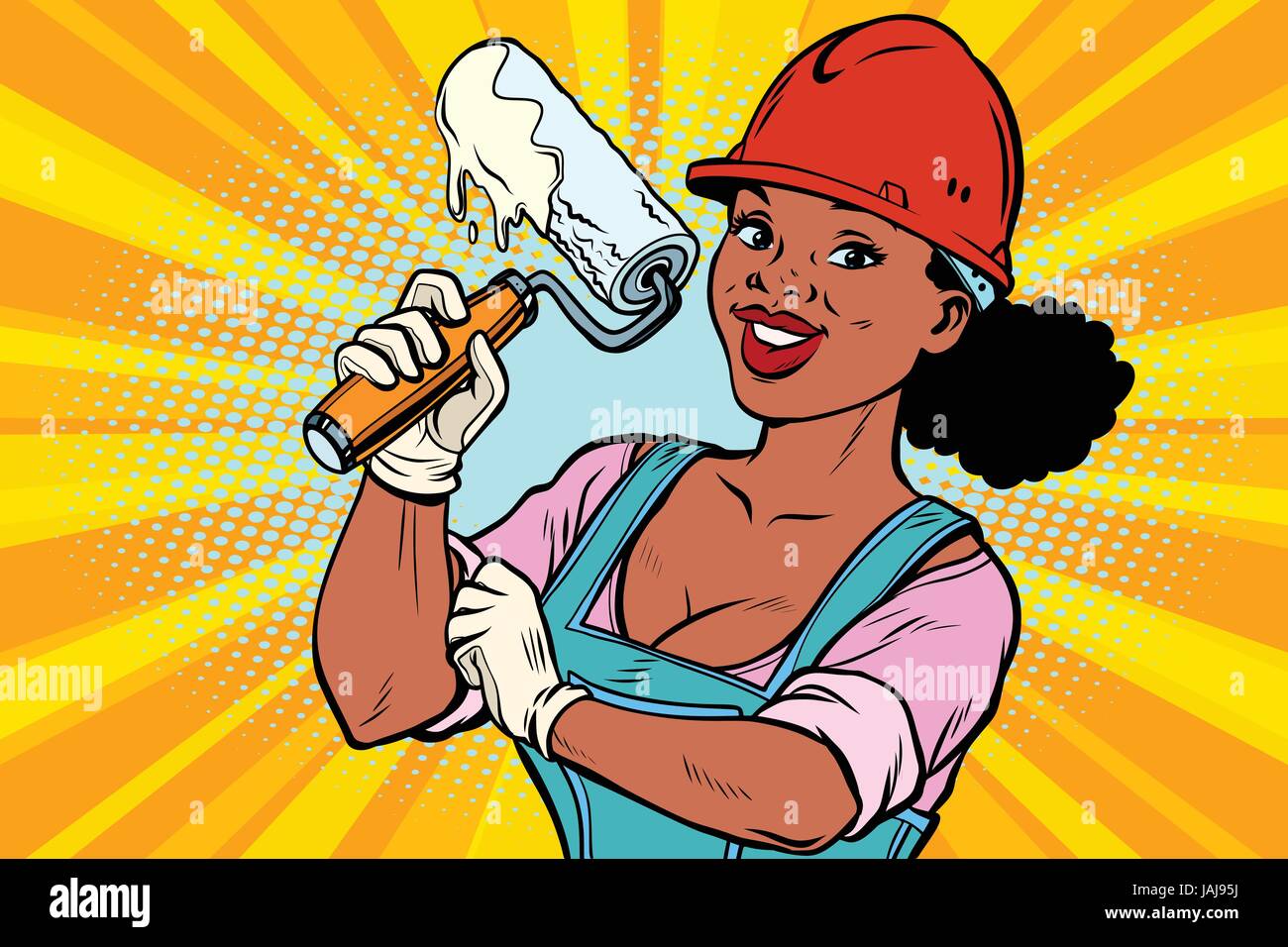 Cartoon paint brush hi-res stock photography and images - Alamy