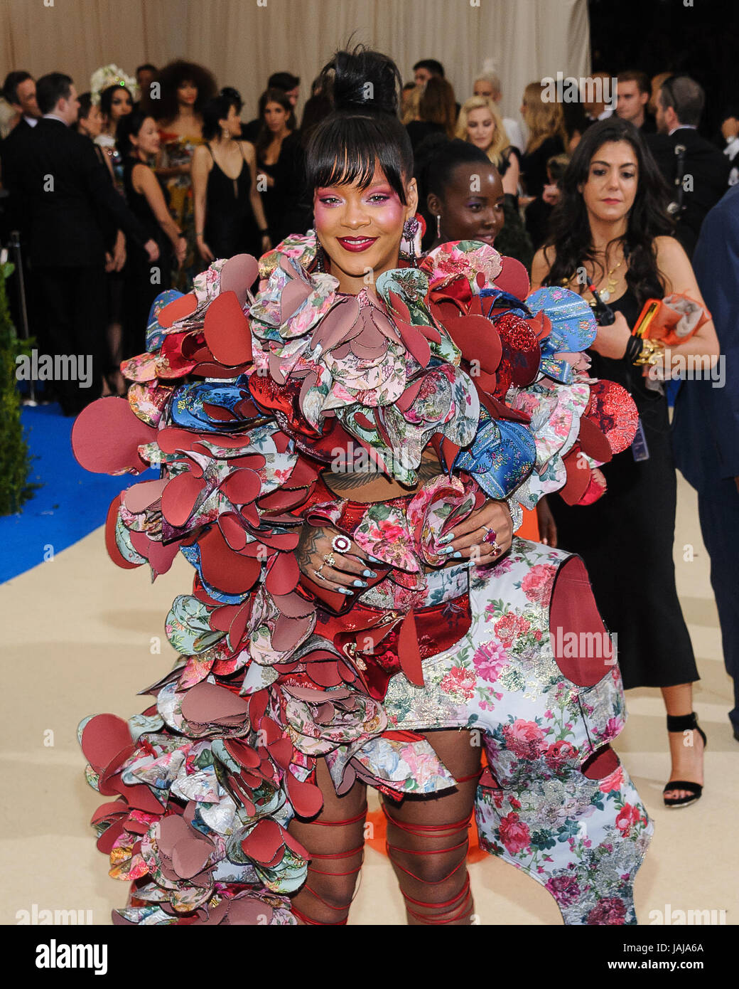 The Met Gala 2017 - Arrivals Featuring: Rihanna Where: New York, United ...