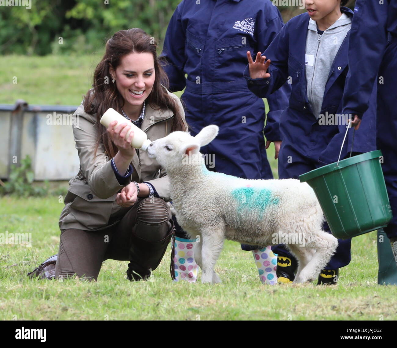 The Duchess of Cambridge visits Farms for City Children to see their ...