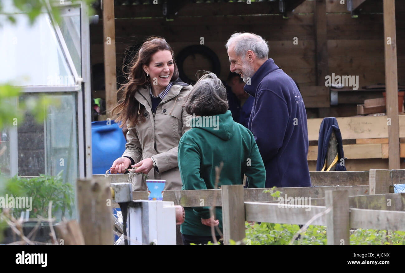 The Duchess of Cambridge visits Farms for City Children to see their ...