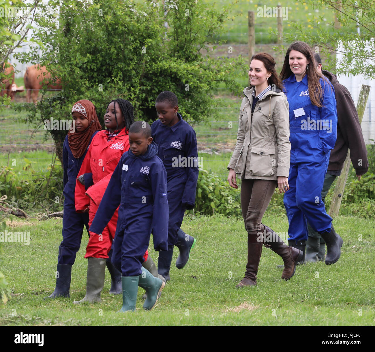 The Duchess of Cambridge visits Farms for City Children to see their ...