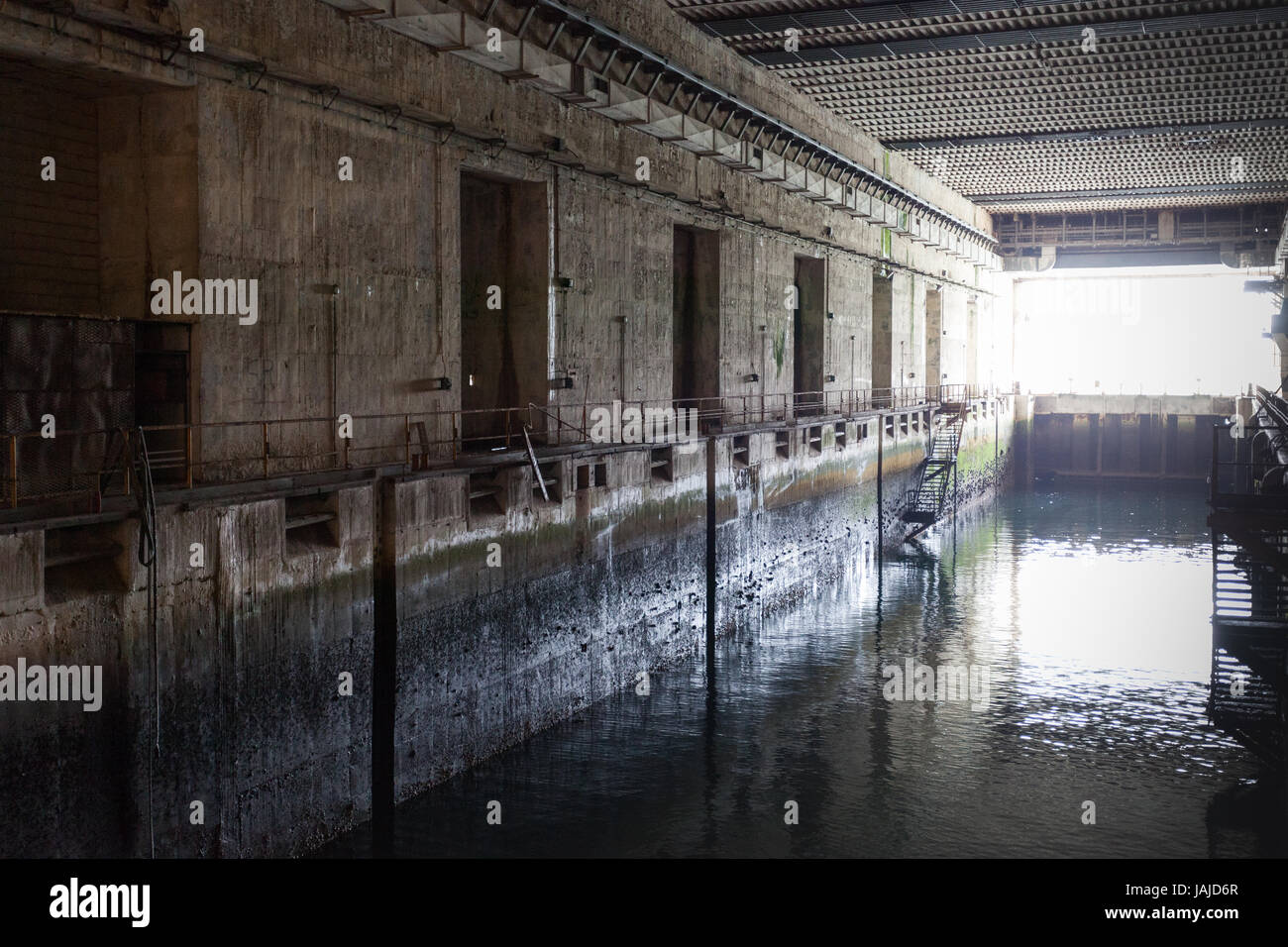 The Nazi U-boat base at Lorient in Brittany, France Stock Photo - Alamy