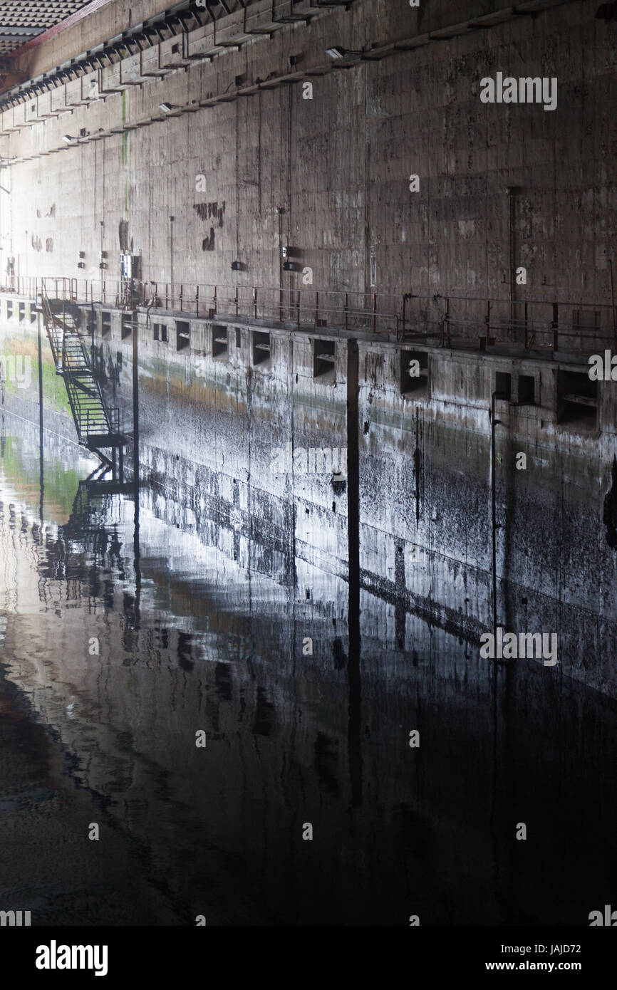 The Nazi U-boat base at Lorient in Brittany, France Stock Photo - Alamy