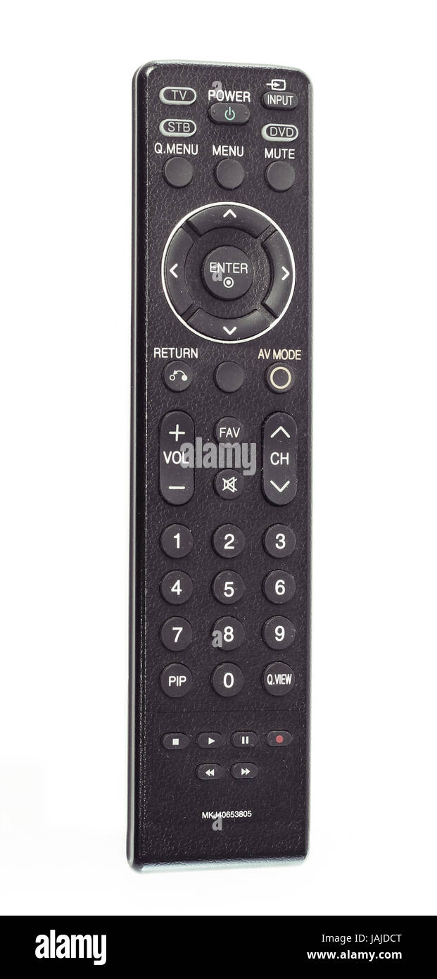 Remote Control isolated on white background Stock Photo - Alamy