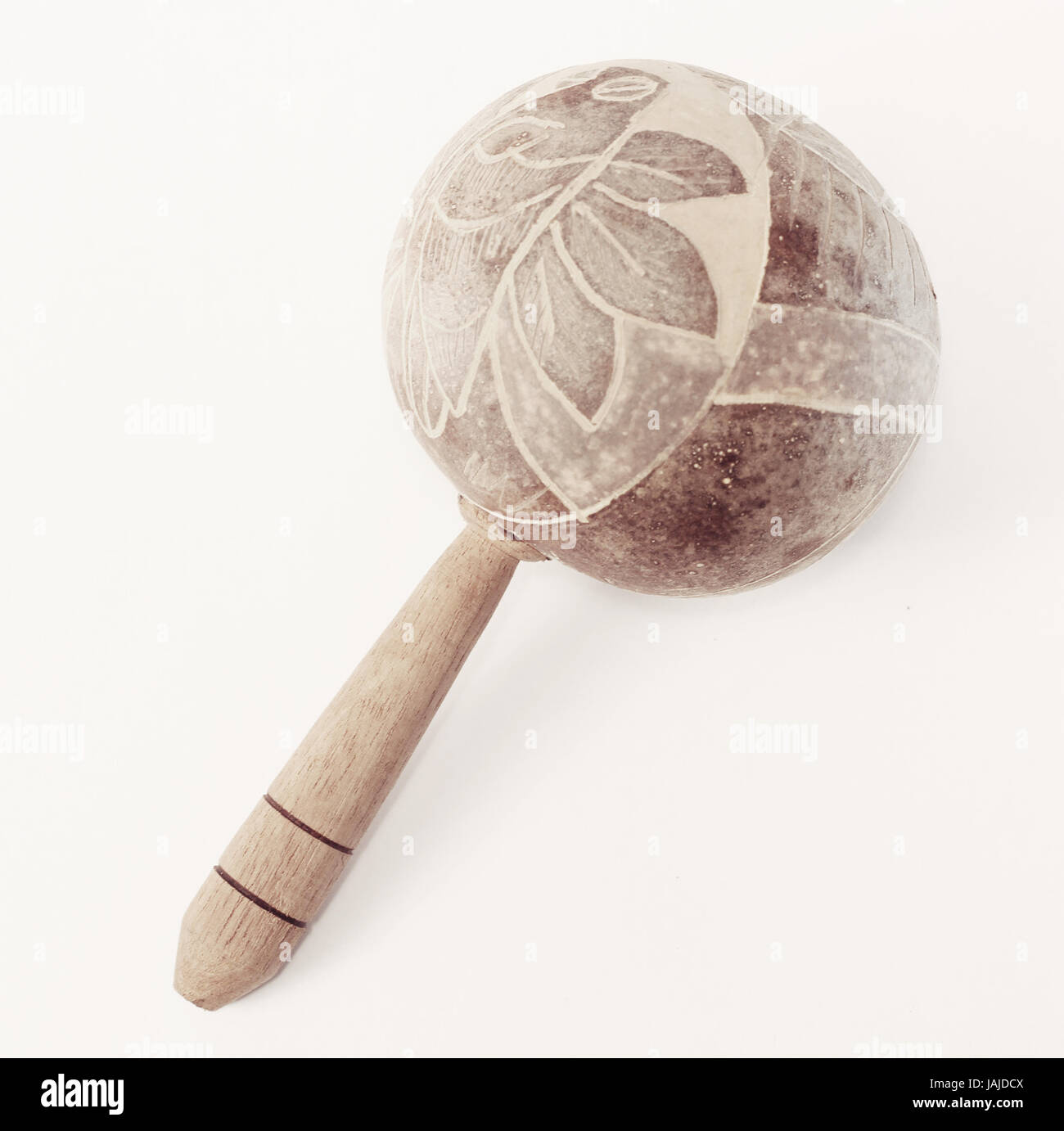 Maracas isolated on white background Stock Photo - Alamy