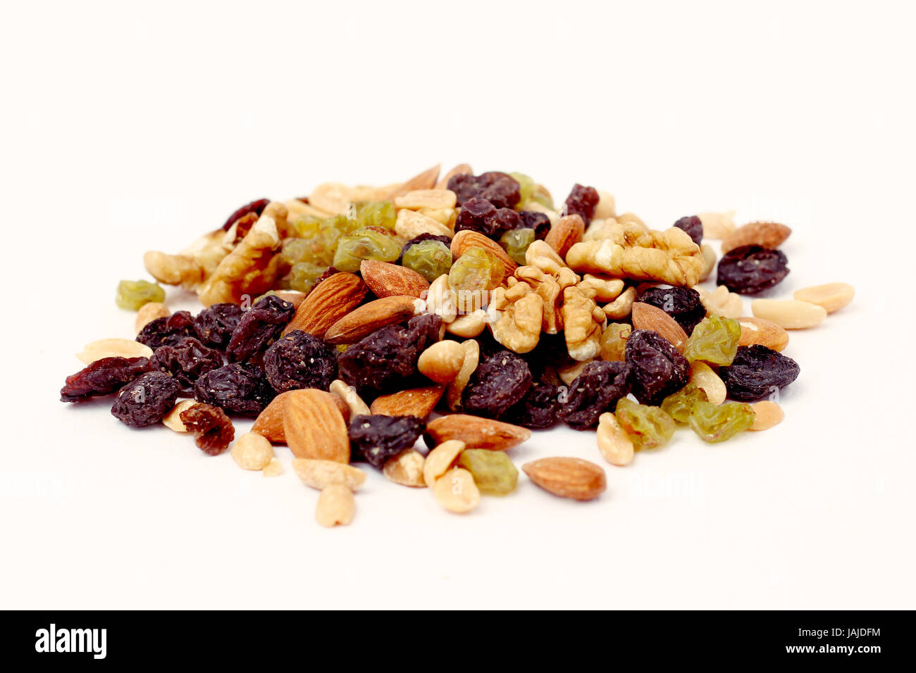 Dried Fruits isolated on white background Stock Photo - Alamy