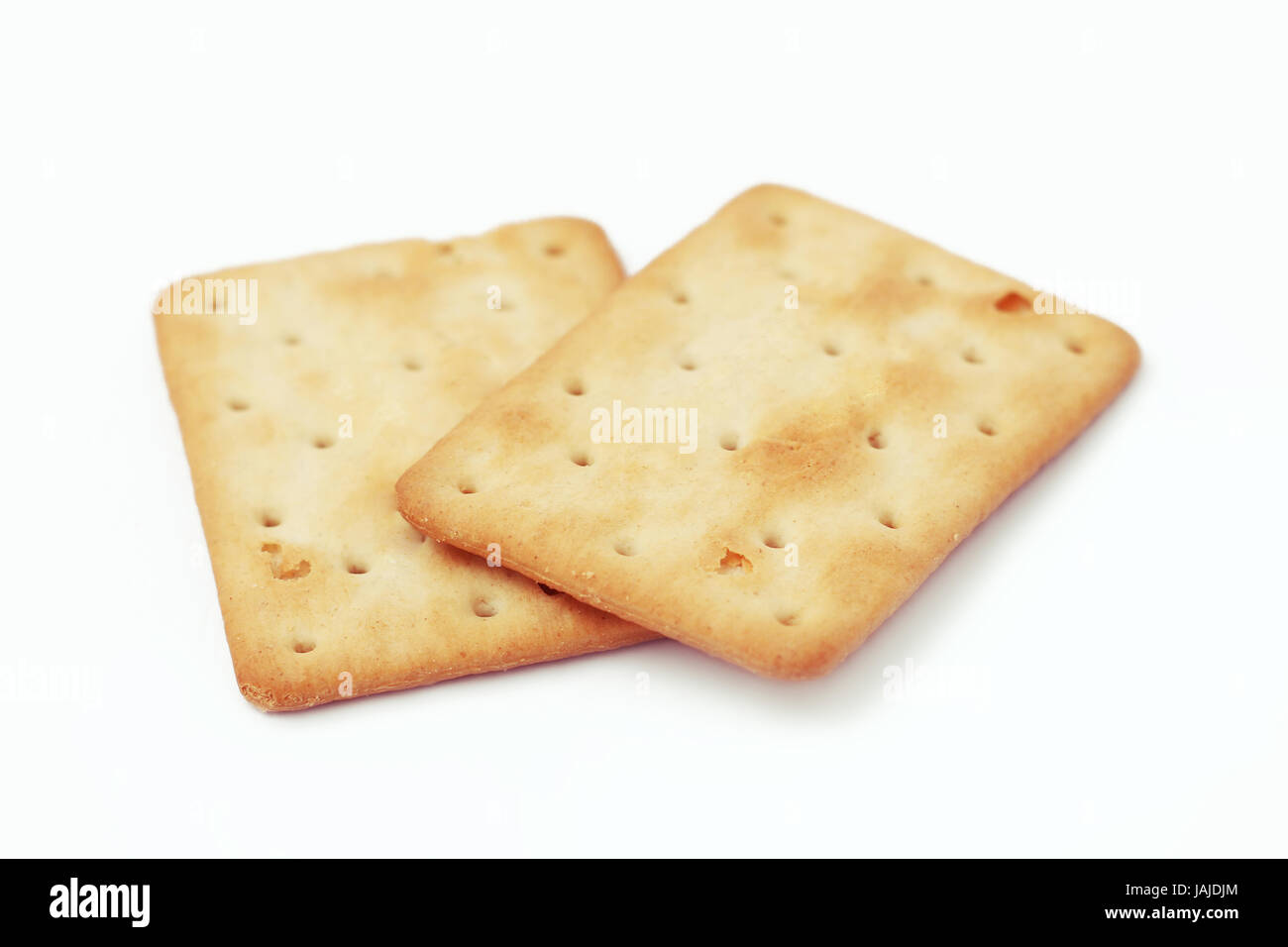 Crackers isolated on white background Stock Photo - Alamy