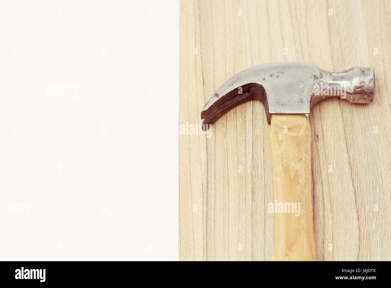 High Resolution Hammer with wood Stock Photo - Alamy