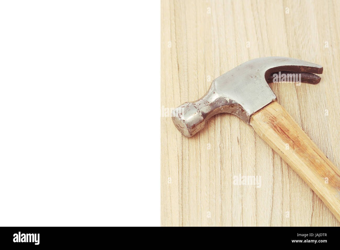 High Resolution Hammer with wood Stock Photo - Alamy