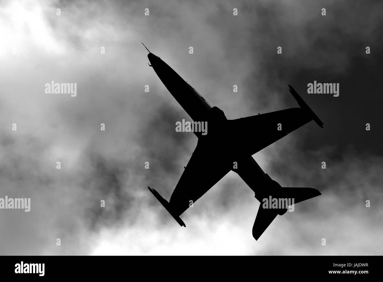 Raf hawk fighter jet aircraft Black and White Stock Photos & Images - Alamy
