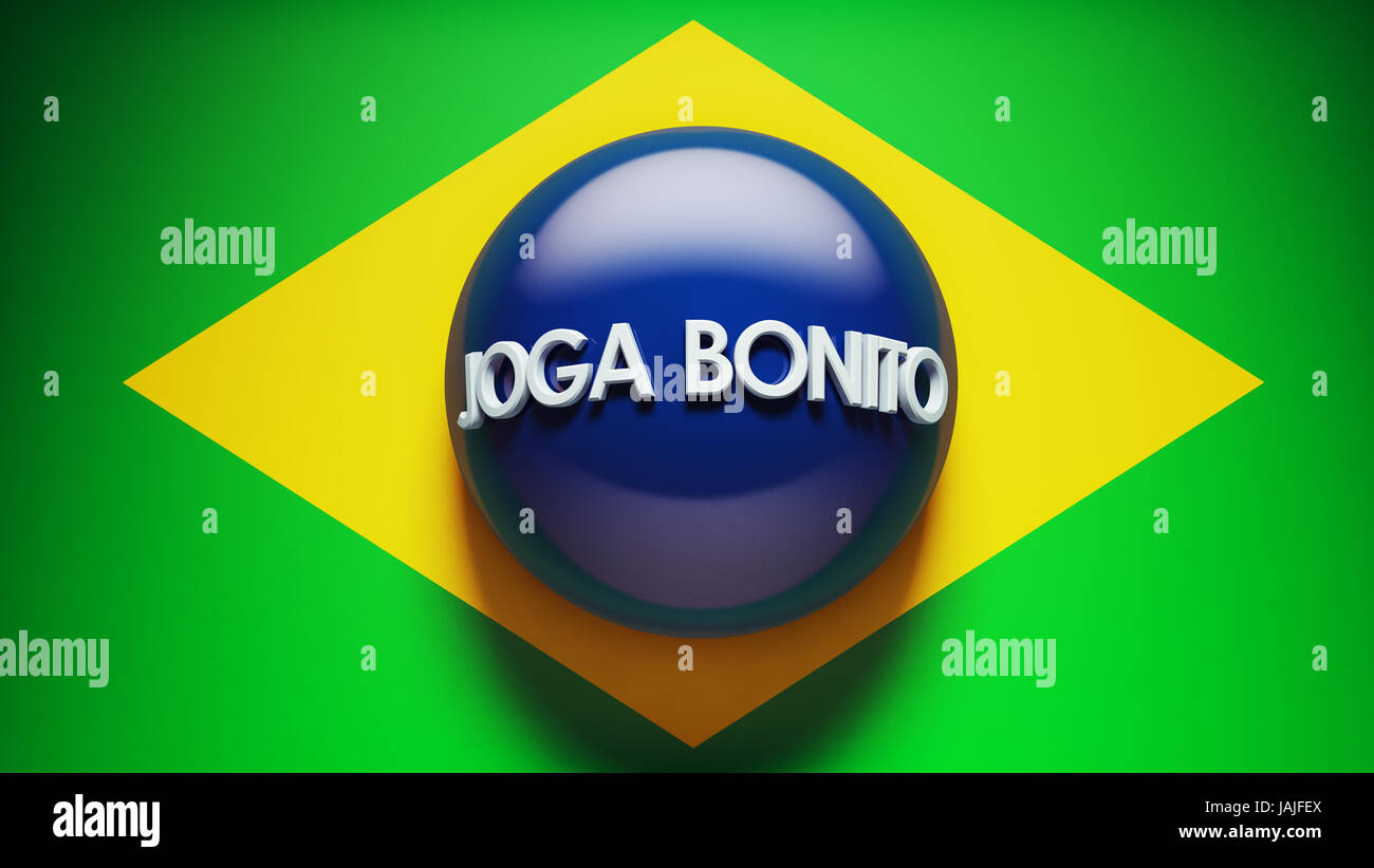 Joga Bonito High Resolution Concept Flag Stock Photo - Alamy