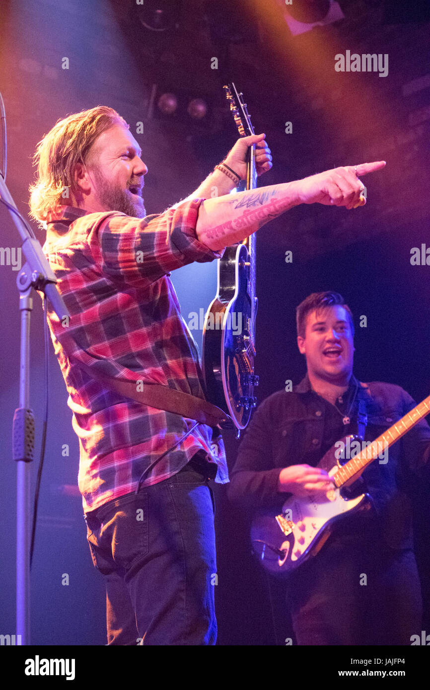 Devon Allman performing live in concert on the opening night of his U.K ...