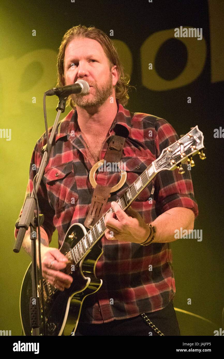 Devon Allman performing live in concert on the opening night of his U.K ...