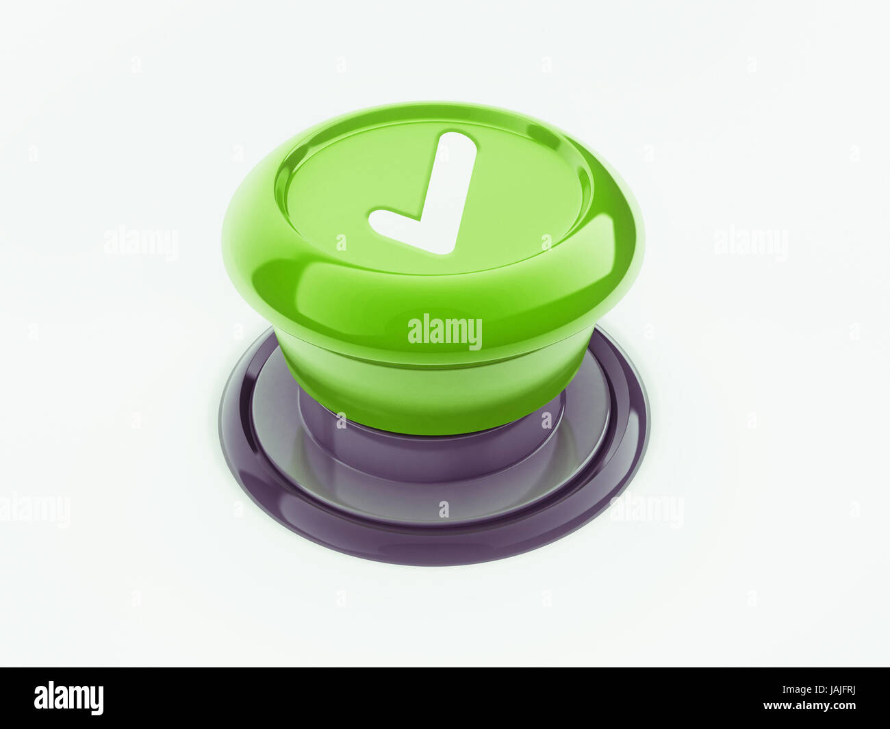 Right Button isolated on white background Stock Photo - Alamy