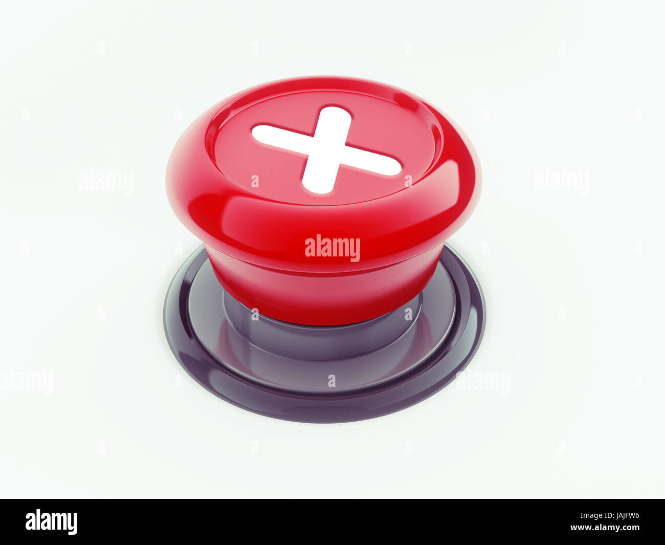 Wrong Button isolated on white background Stock Photo - Alamy