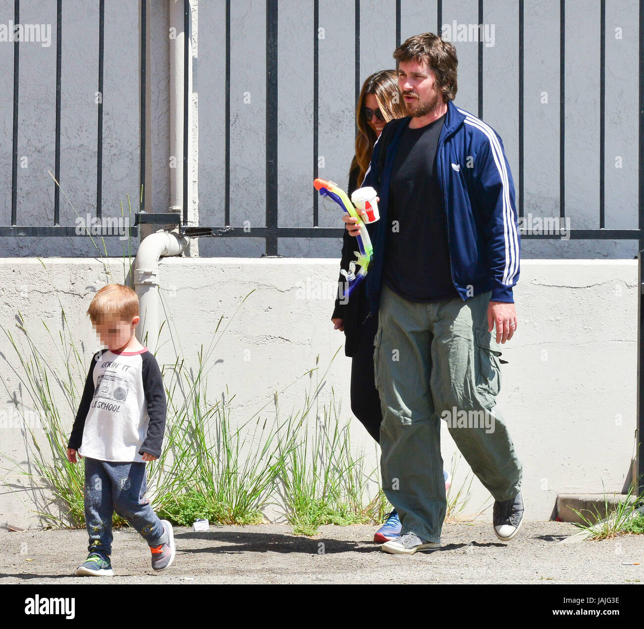 Christian Bale out for breakfast with his wife Sibi Blazic and their ...