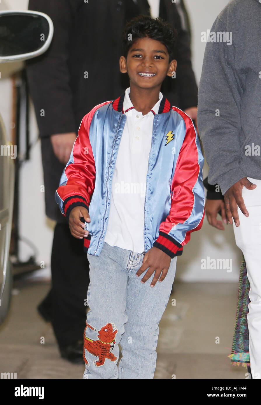 Sunny Pawar outside ITV Studios Featuring: Sunny Pawar Where: London ...