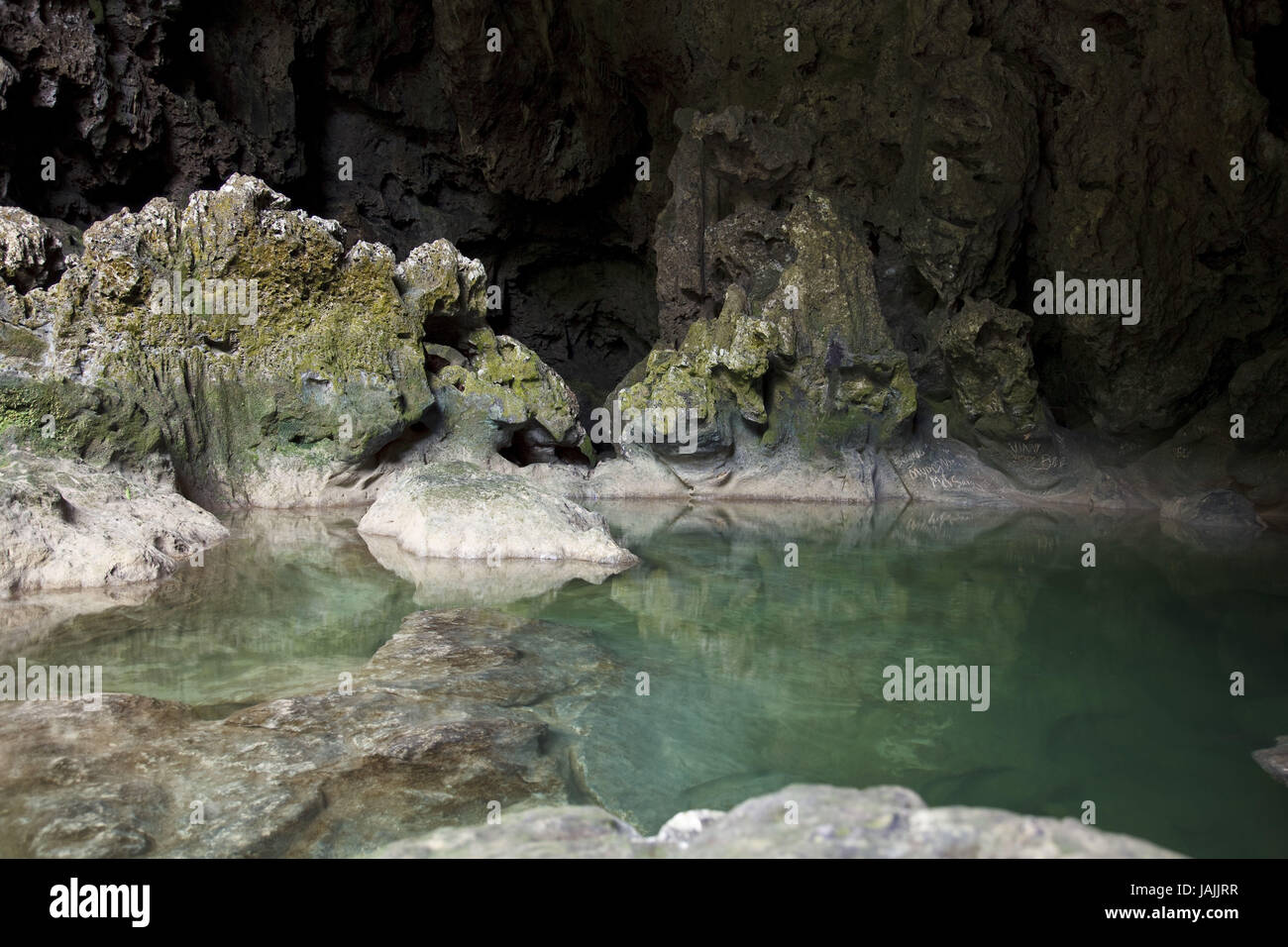 Belize,Blue Creek Cave,pit Stock Photo - Alamy