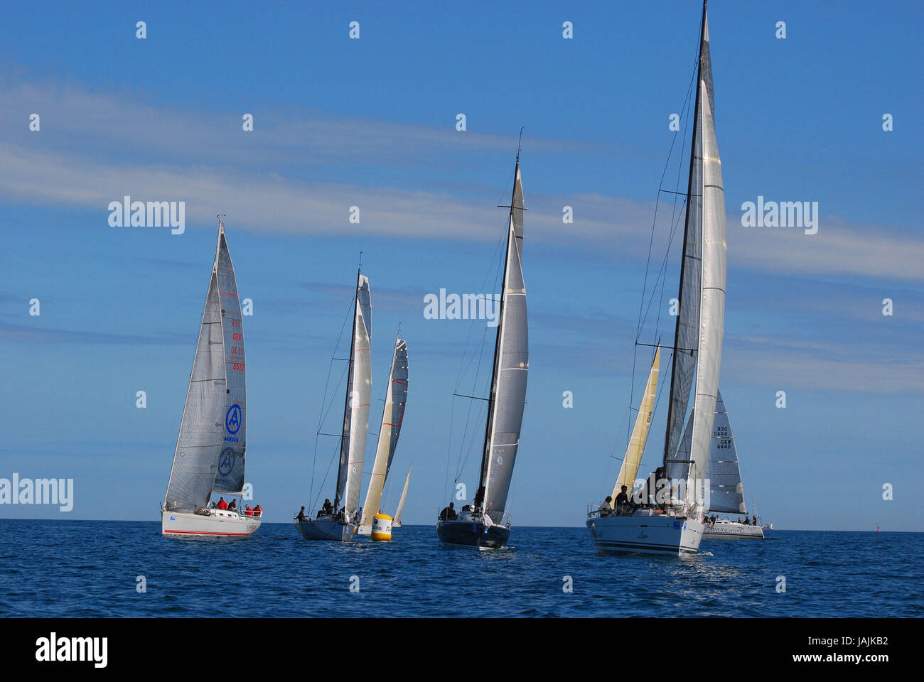 Germany,Schleswig - Holstein,Kiel bay,sailboats Stock Photo - Alamy