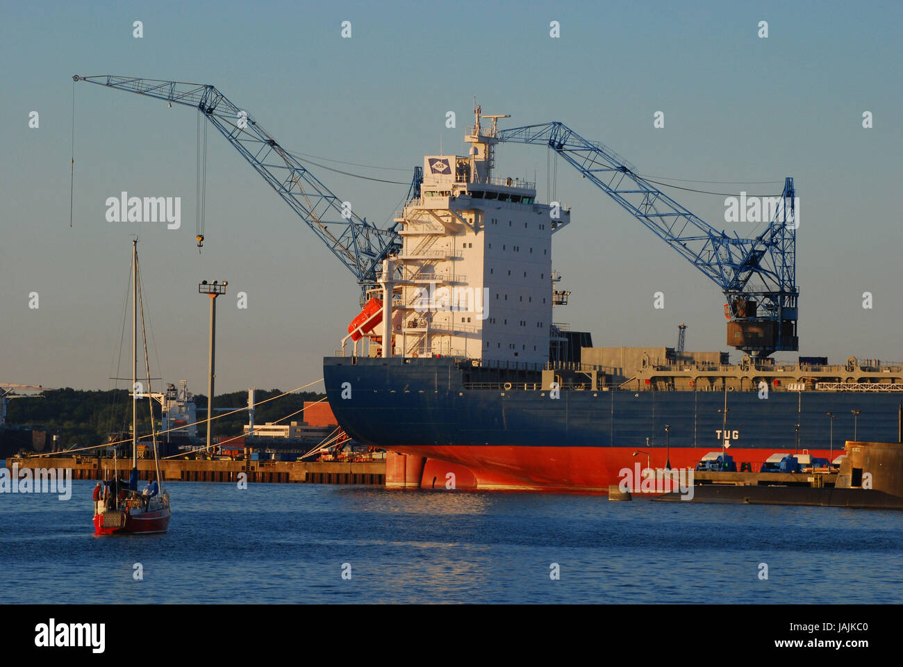 Germany,Schleswig - Holstein,Kiel,Kiel Förde,shipyard attachments ...
