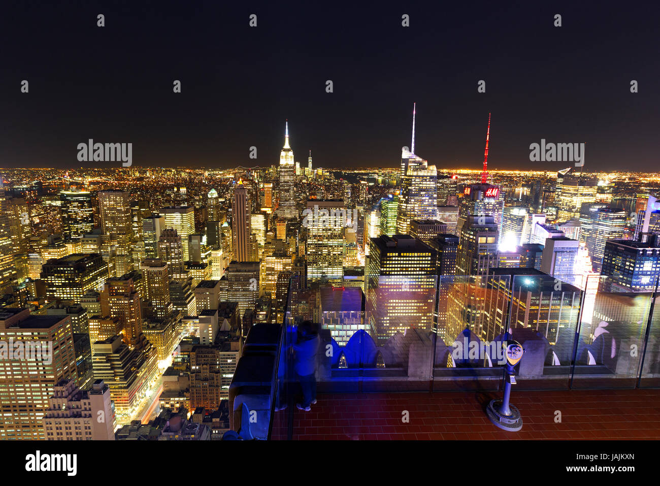 Rockefeller viewing platform new york hi-res stock photography and ...