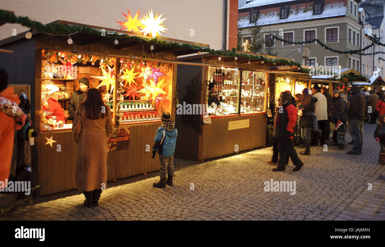 Christmas fair in Landsberg in Lech Stock Photo - Alamy
