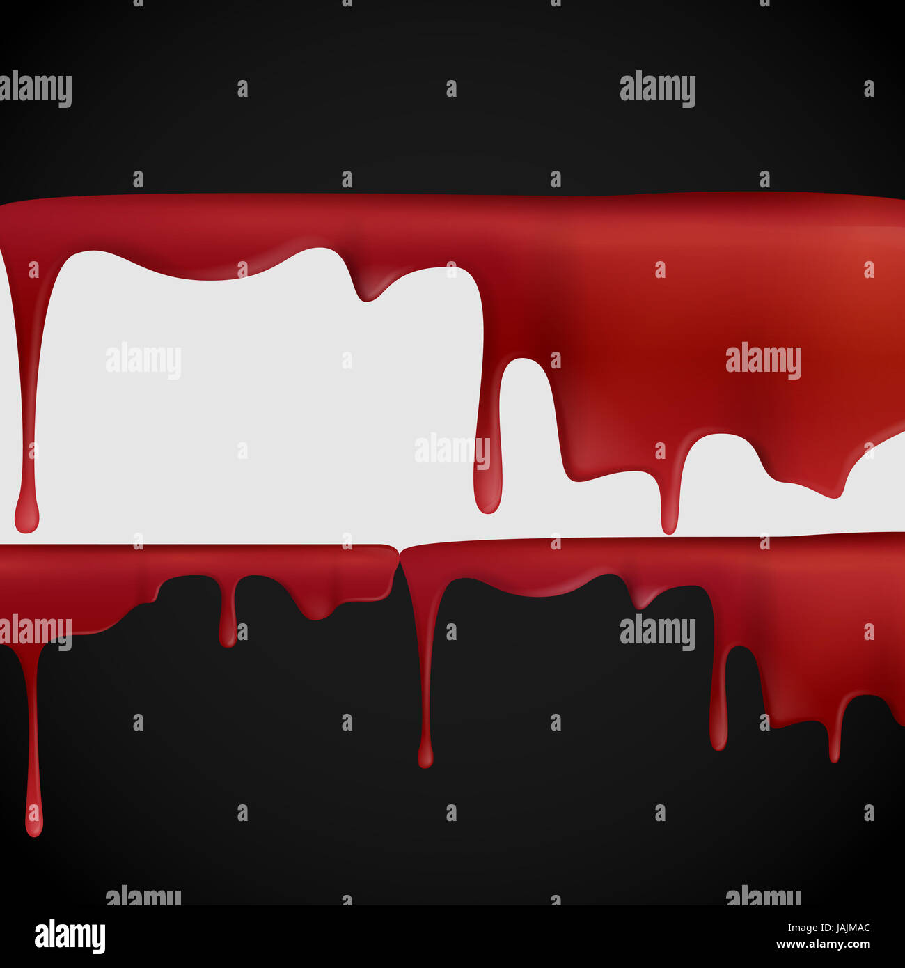 Dripping Red Blood. Vector Illustration. Eps 10 Stock Photo - Alamy