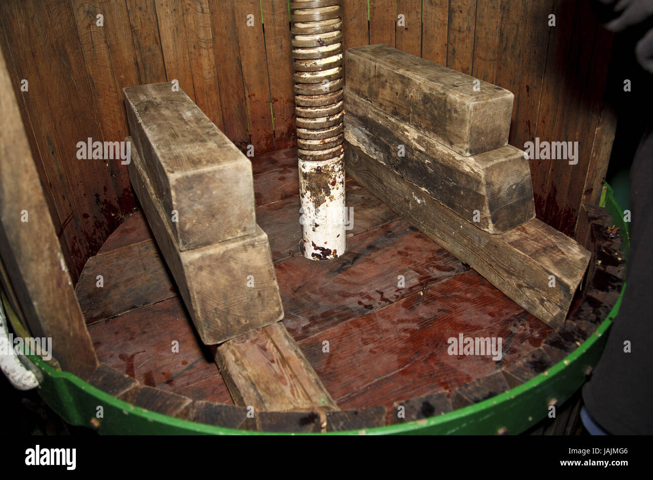 Germany,Middle Rhine,upper court,traditional wine preparation,wicker ...