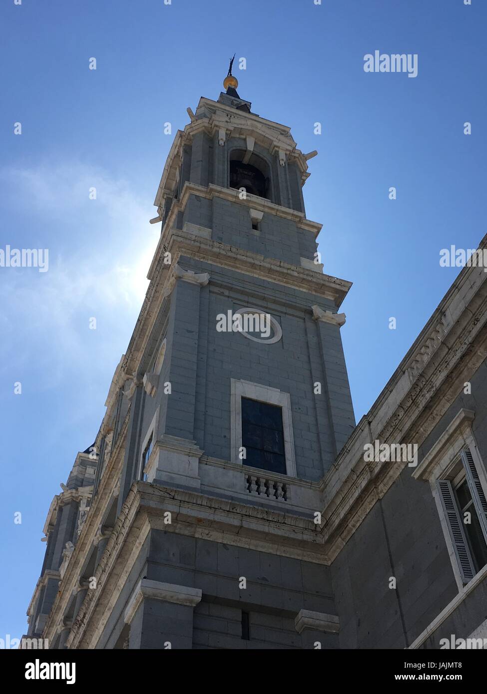 Royal palace madrid clock hi-res stock photography and images - Alamy